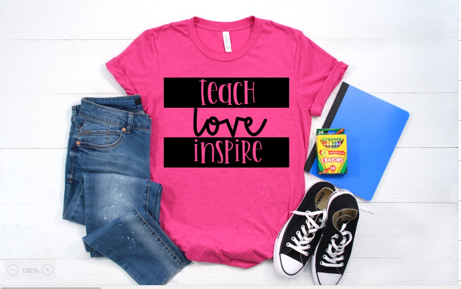 Teach Love Inspire Tee - Etsy