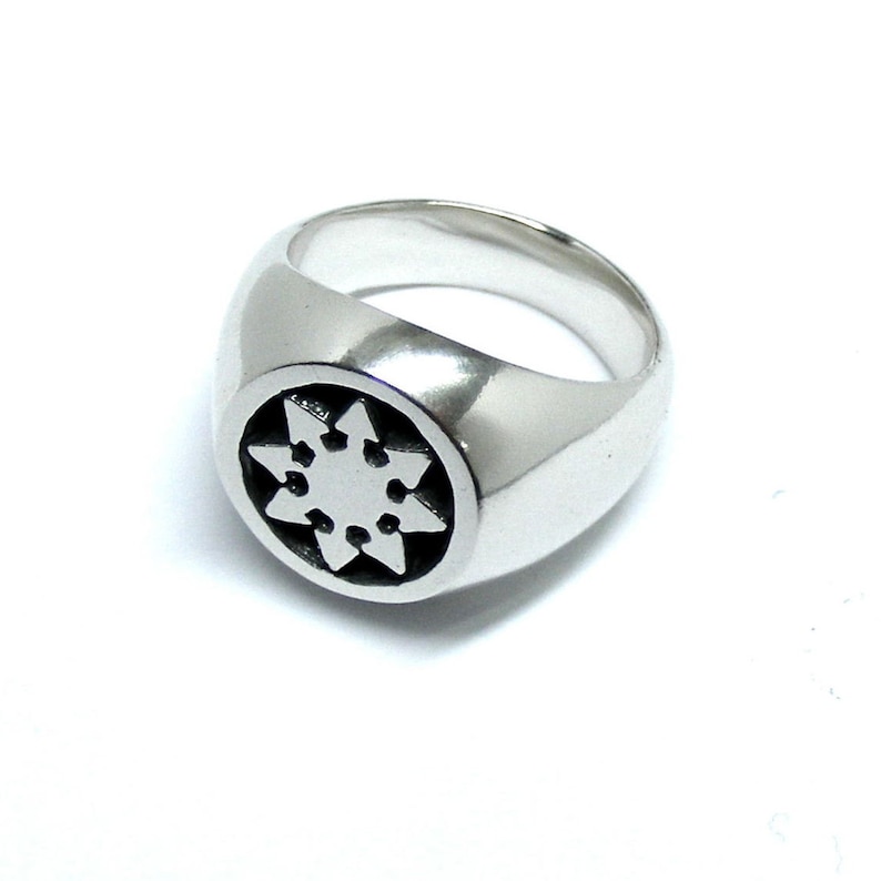 Sterling Silver Chaos Ring Type 2 - Etsy