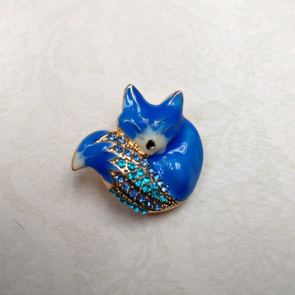 Fox Brooch - Etsy