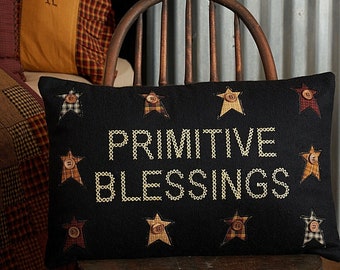 Primitive Pillow - Etsy