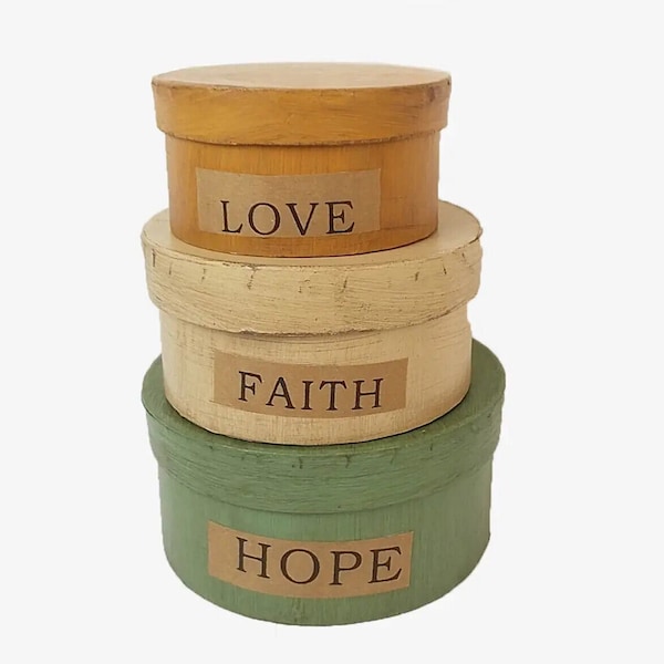 Primitive Stacked Boxes - Etsy