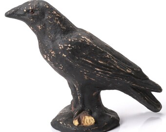 Paper Mache Crow - Etsy