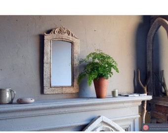 Beautiful Large Baroque Rustic Stone Wall Mirror | Etsy UK