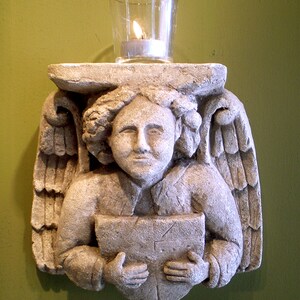 Angel Corbel Gothic Garden Decoration - Etsy UK