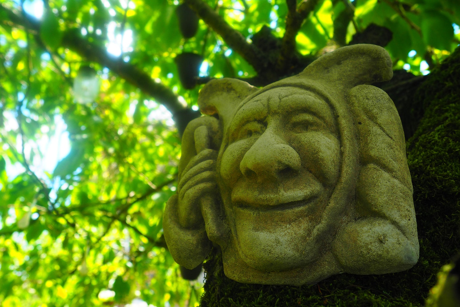 Gothic Jester Grotesque Garden Stone Plaque - Etsy UK