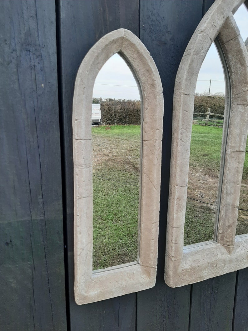 Set of Three Gothic Arch Church Mirrors - Etsy UK