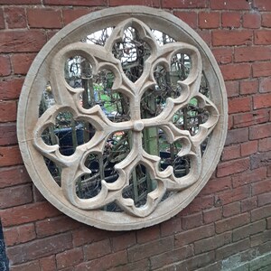 Large Gothic Garden Church Rose Window Mirror - Etsy UK