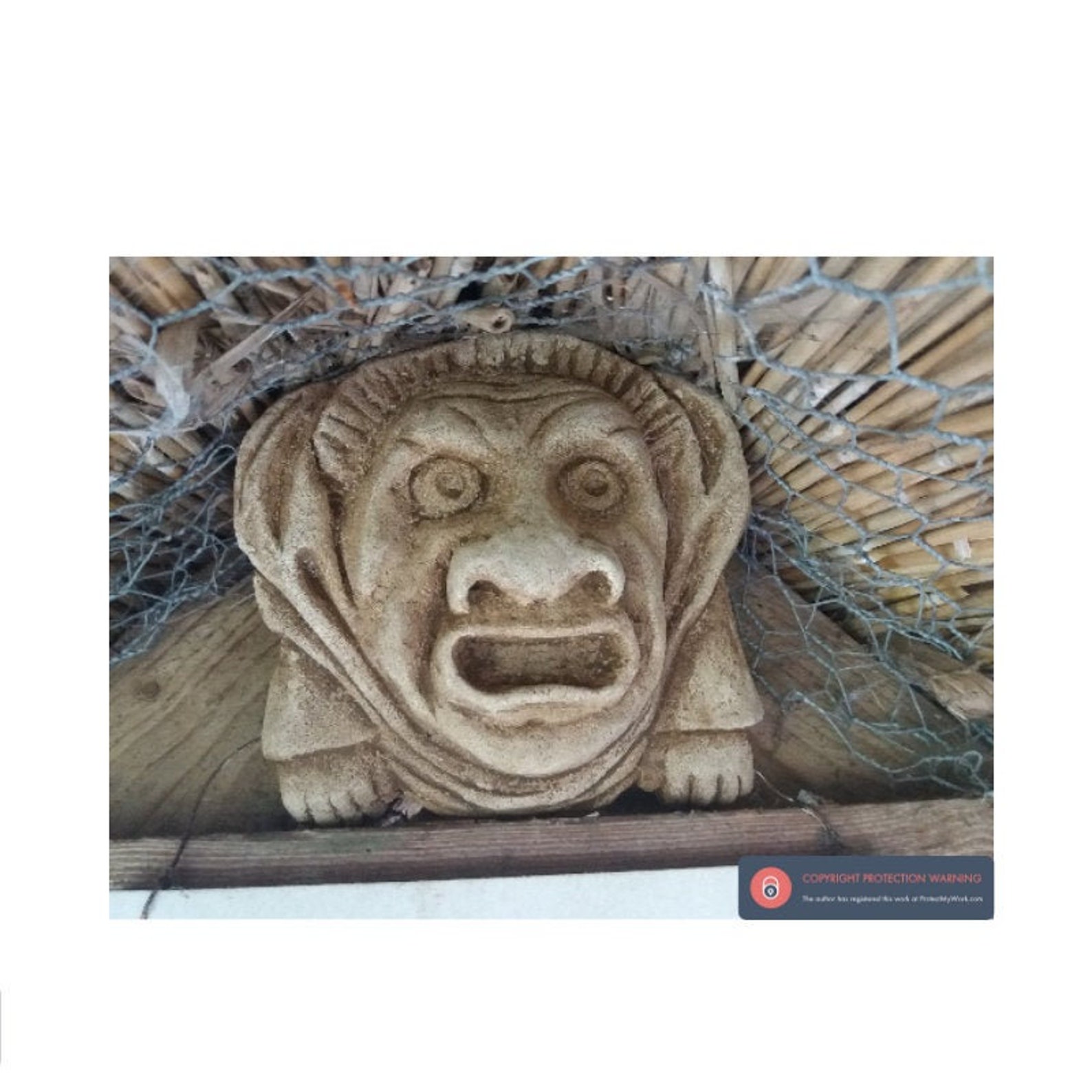 Scream Gothic Grotesque Garden Stone Plaque - Etsy UK