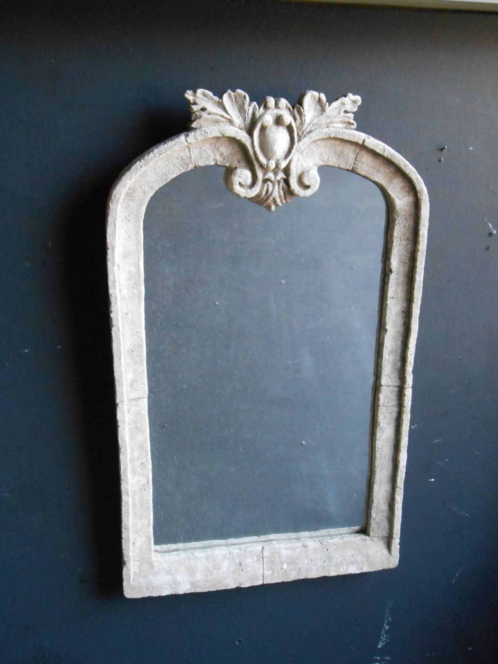 Beautiful Large Baroque Rustic Stone Wall Mirror - Etsy UK