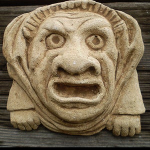 Scream Gothic Grotesque Garden Stone Plaque - Etsy UK