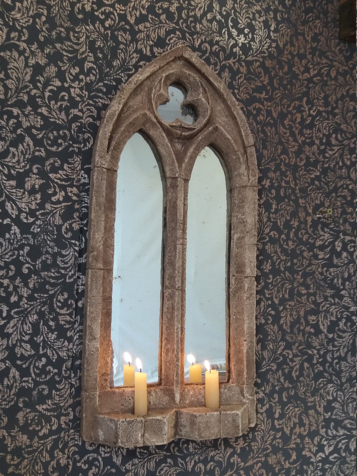 Stunning Set of Three Gothic Mirrors - Etsy