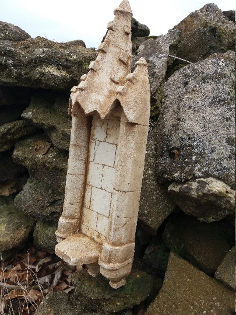 Castle Gothic Niche Sconce Garden - Etsy