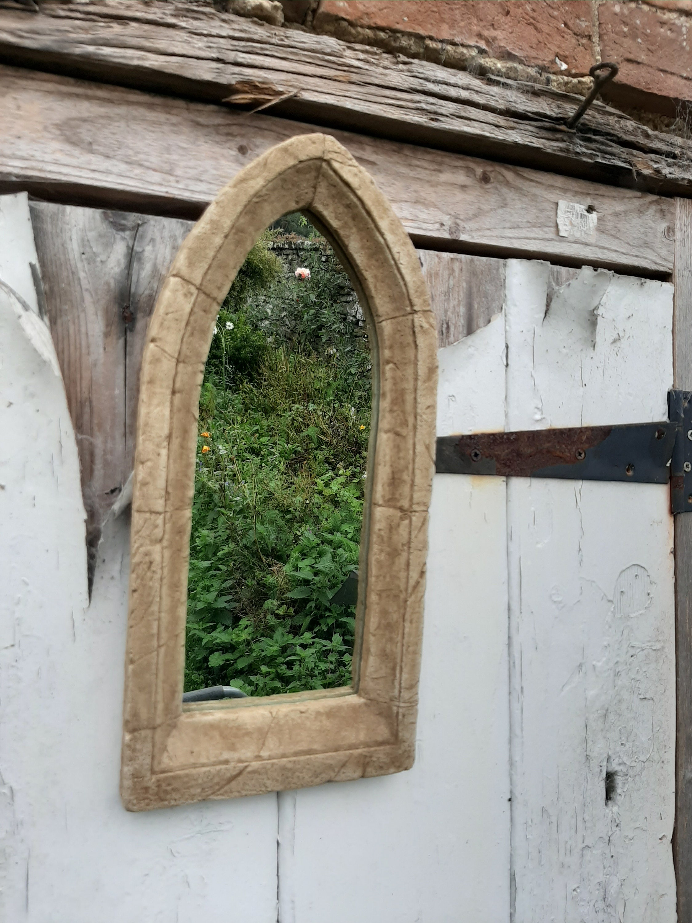 Medium Gothic Stone Mirror - Etsy UK