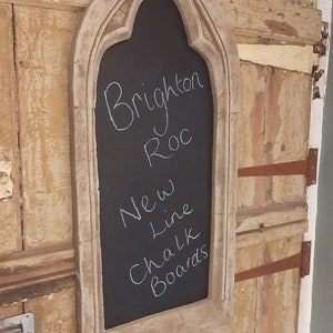 Large Stone Gothic Chalkboard - Etsy UK