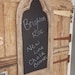 Large Stone Gothic Chalkboard - Etsy UK