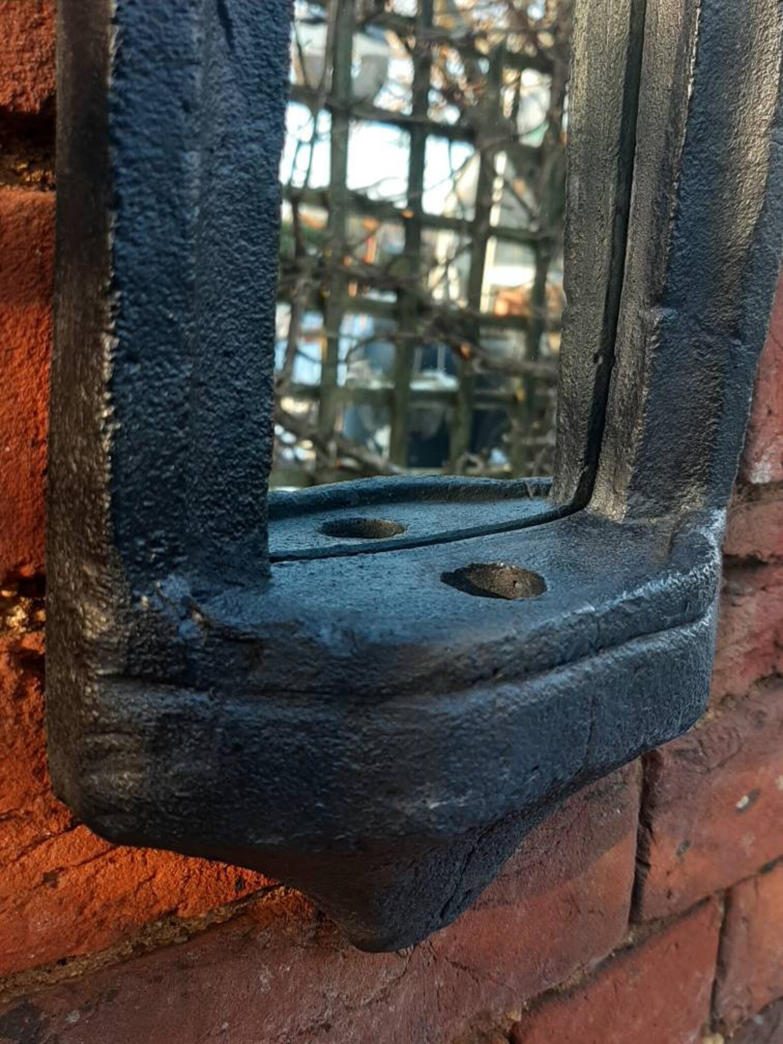 Gothic Candle Sconce Stone Trefoil Mirror - Etsy UK