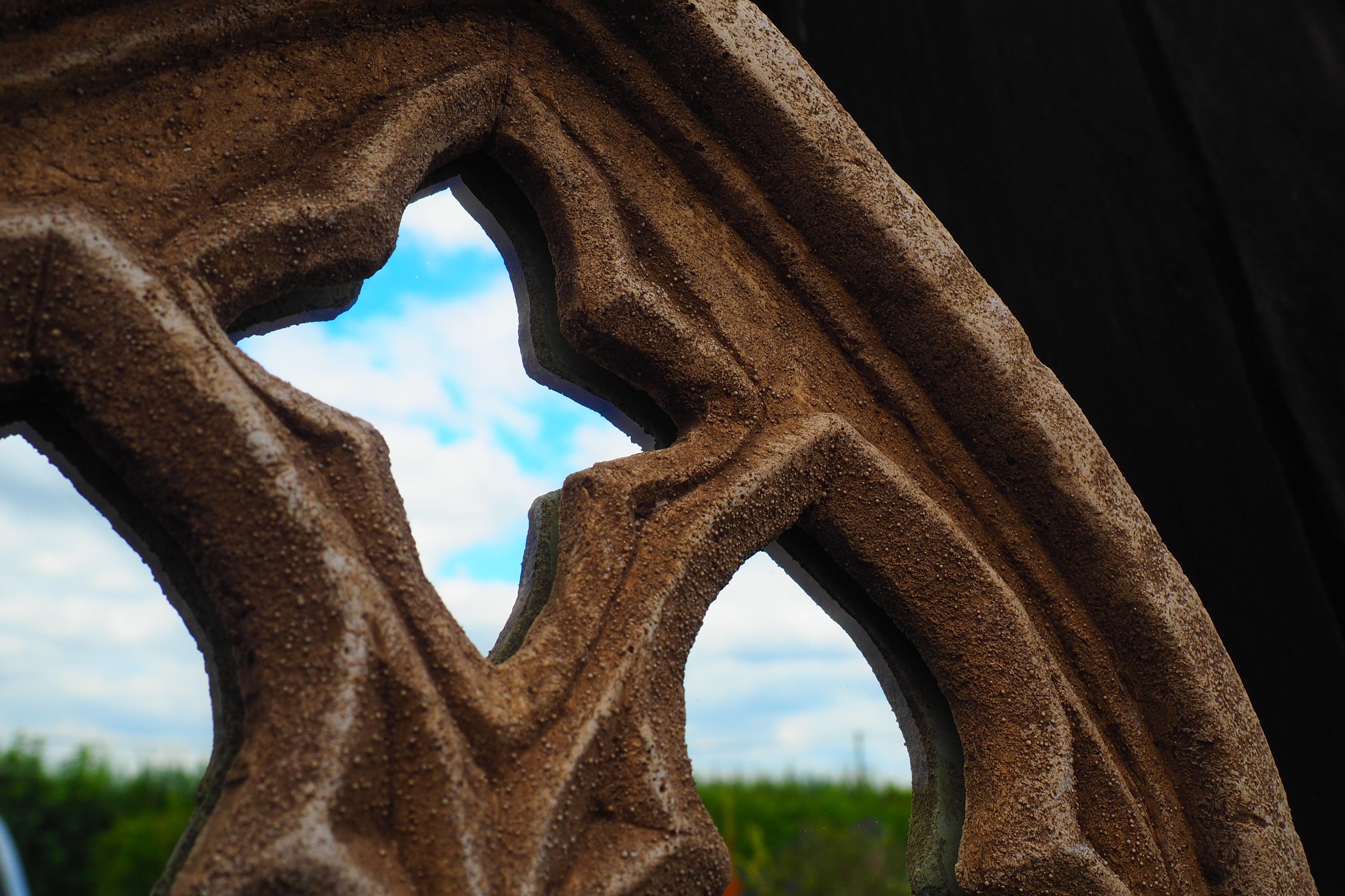 Gothic Double Light Arched Stone Vintage Mirror - Etsy UK