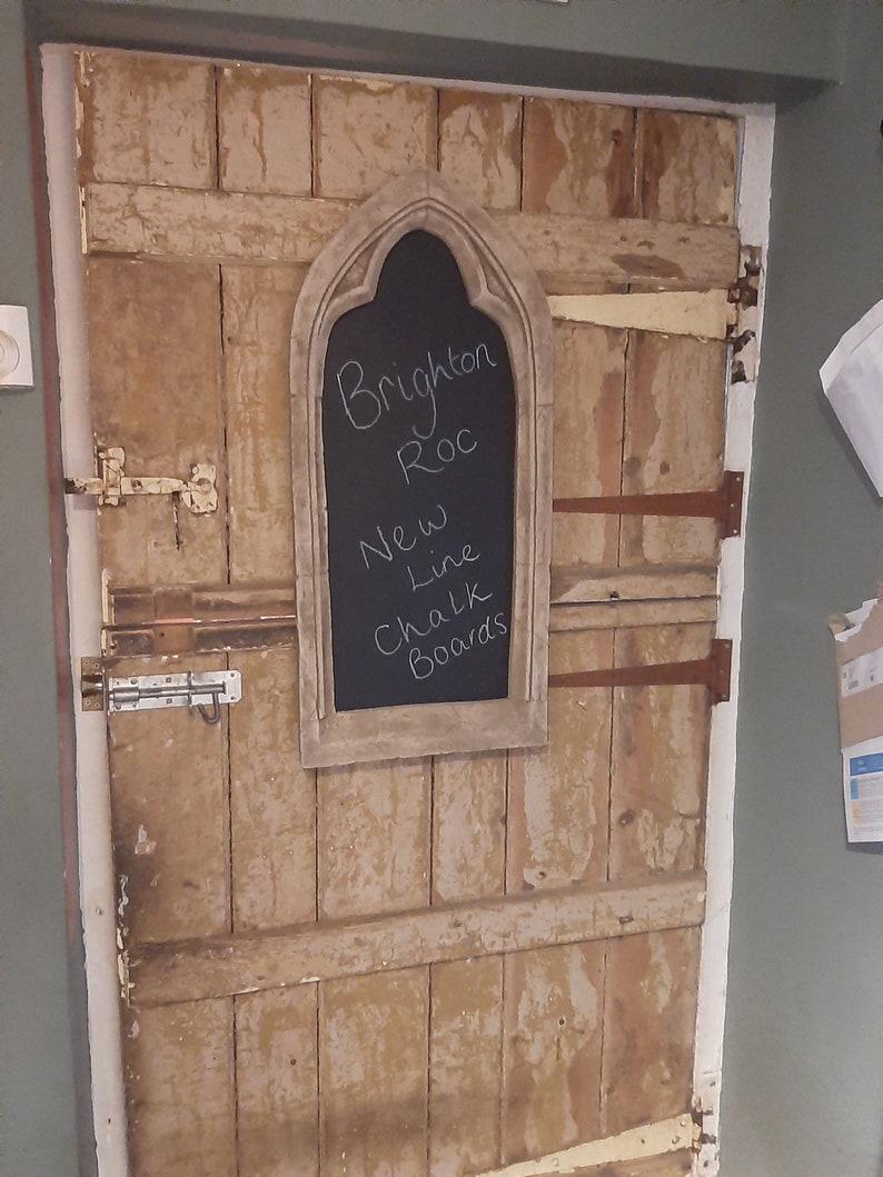 Large Stone Gothic Chalkboard | Etsy