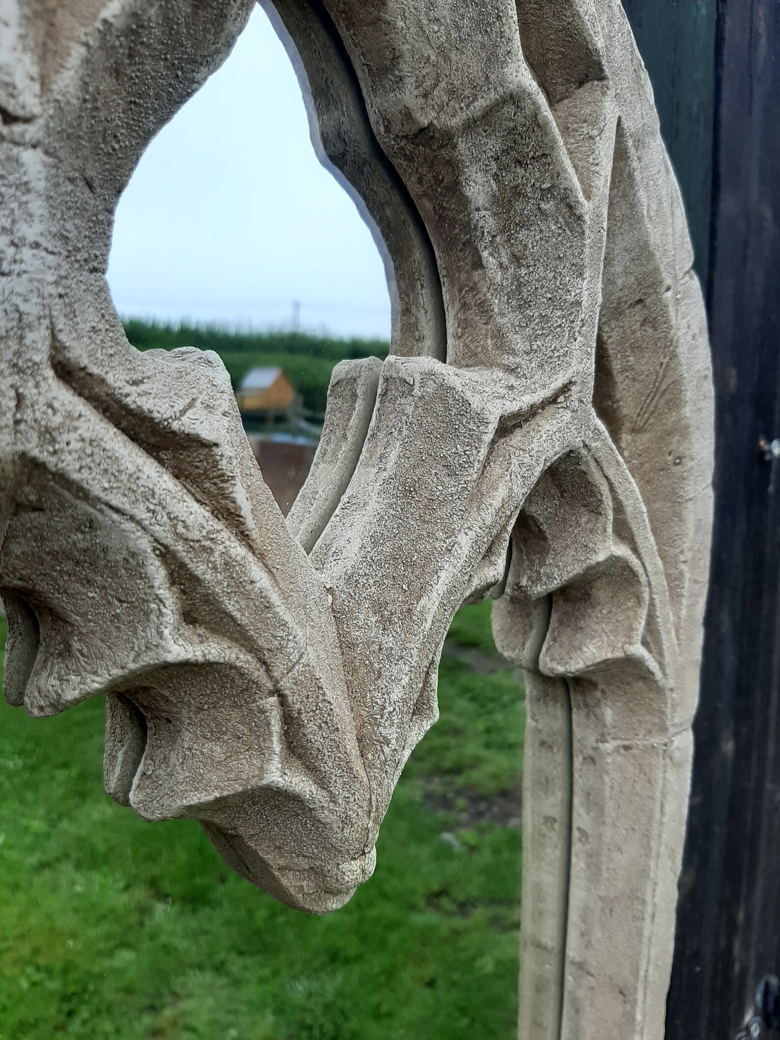 Gothic Arch Stone Garden Mirror - Etsy UK