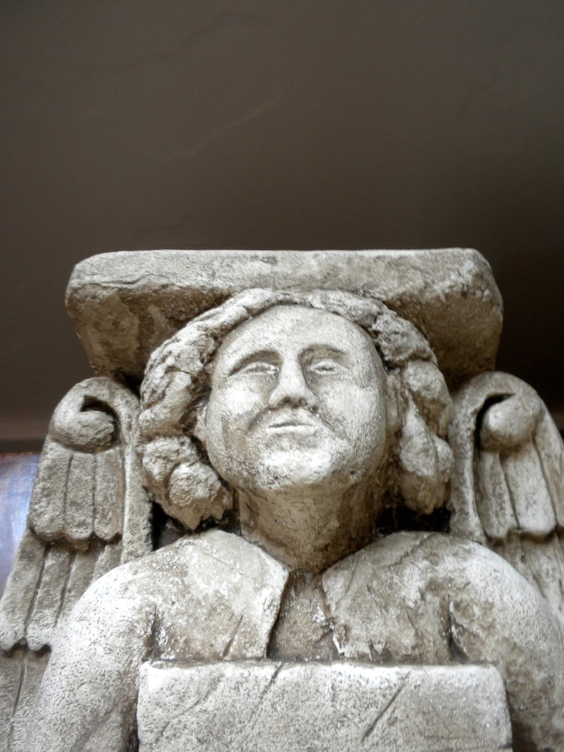 Angel Corbel Gothic Garden Decoration - Etsy UK