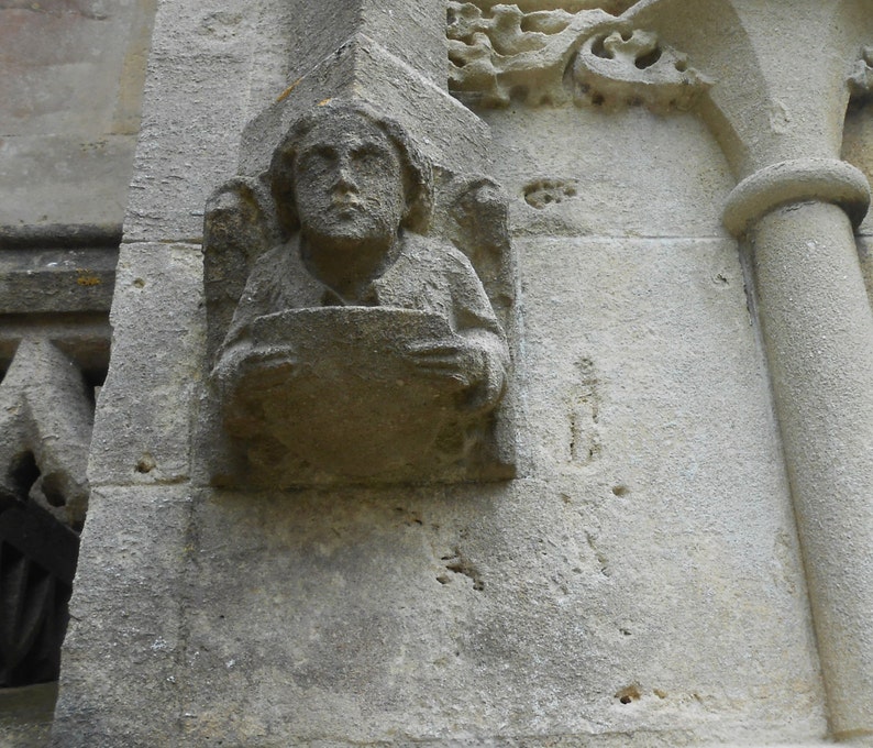 Angel Corbel Gothic Garden Decoration - Etsy UK
