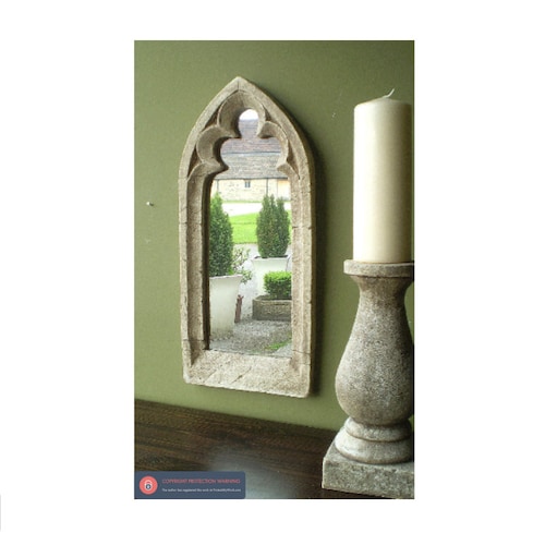 Gothic Church Window Frame Arched Stone Mirror Gothic Home - Etsy