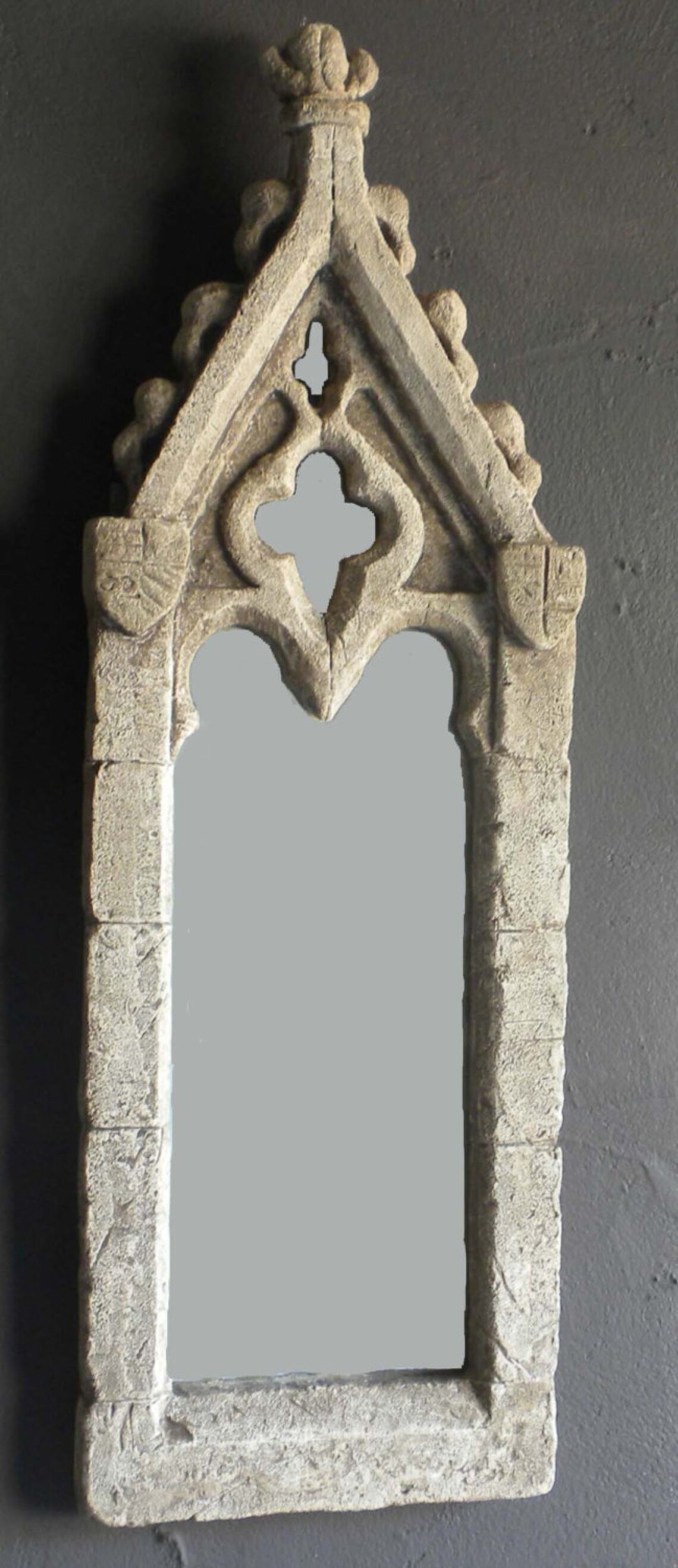 Pretty Ornate Stone Gothic Mirror | Etsy