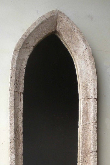Long Tall Stone Lancet Arch Garden Mirror - Etsy UK