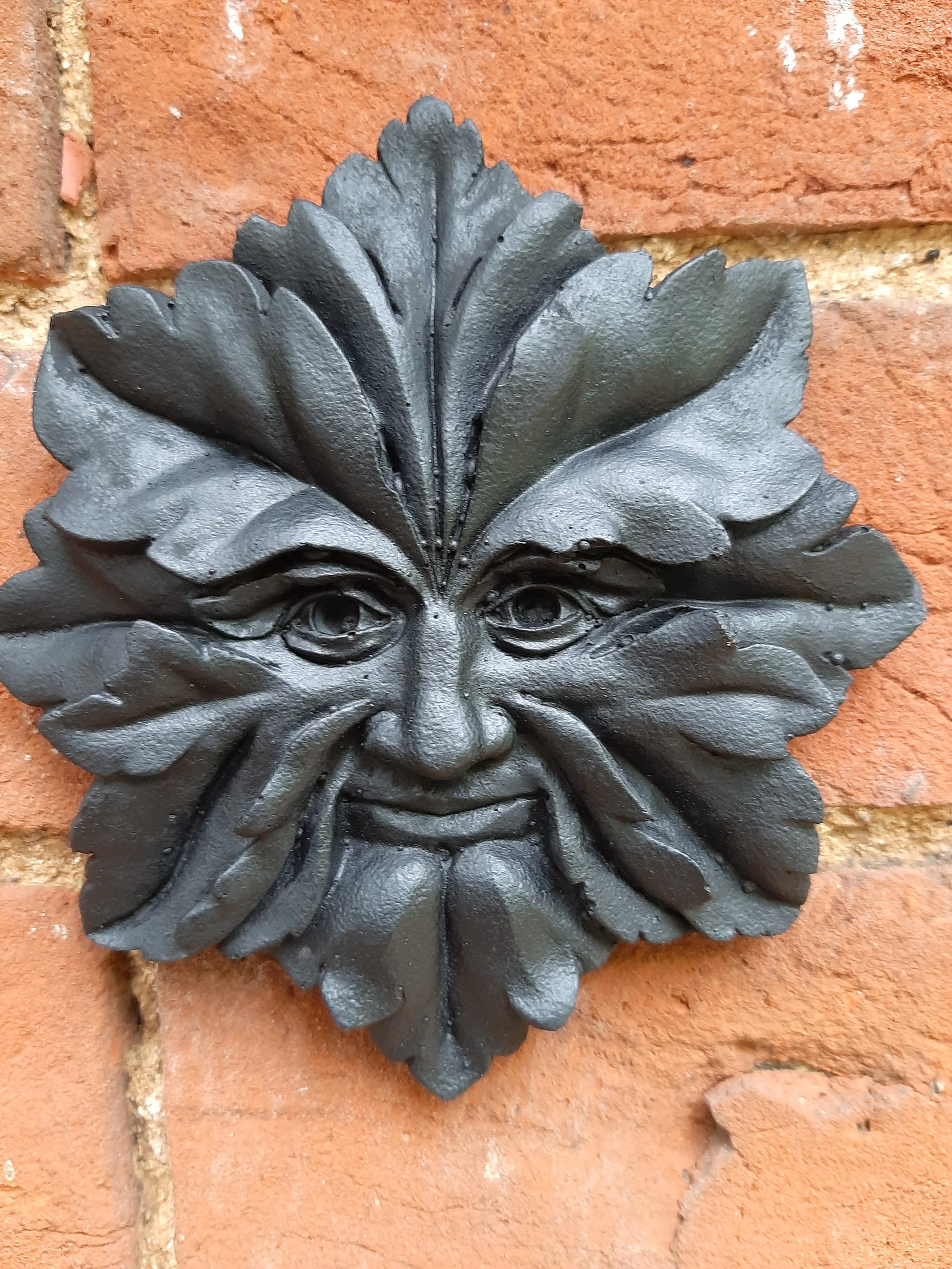 Small Green Man Wall Hanging | Etsy UK