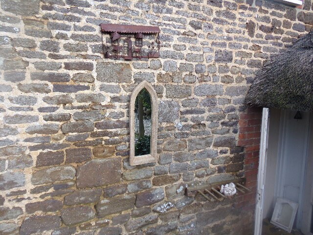 Long Tall Stone Lancet Arch Garden Mirror - Etsy
