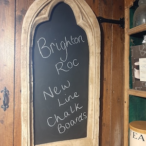 Large Stone Gothic Chalkboard - Etsy UK