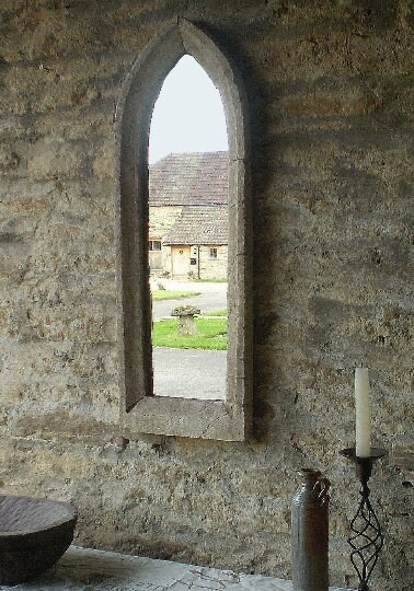 Long Tall Stone Lancet Arch Garden Mirror - Etsy UK