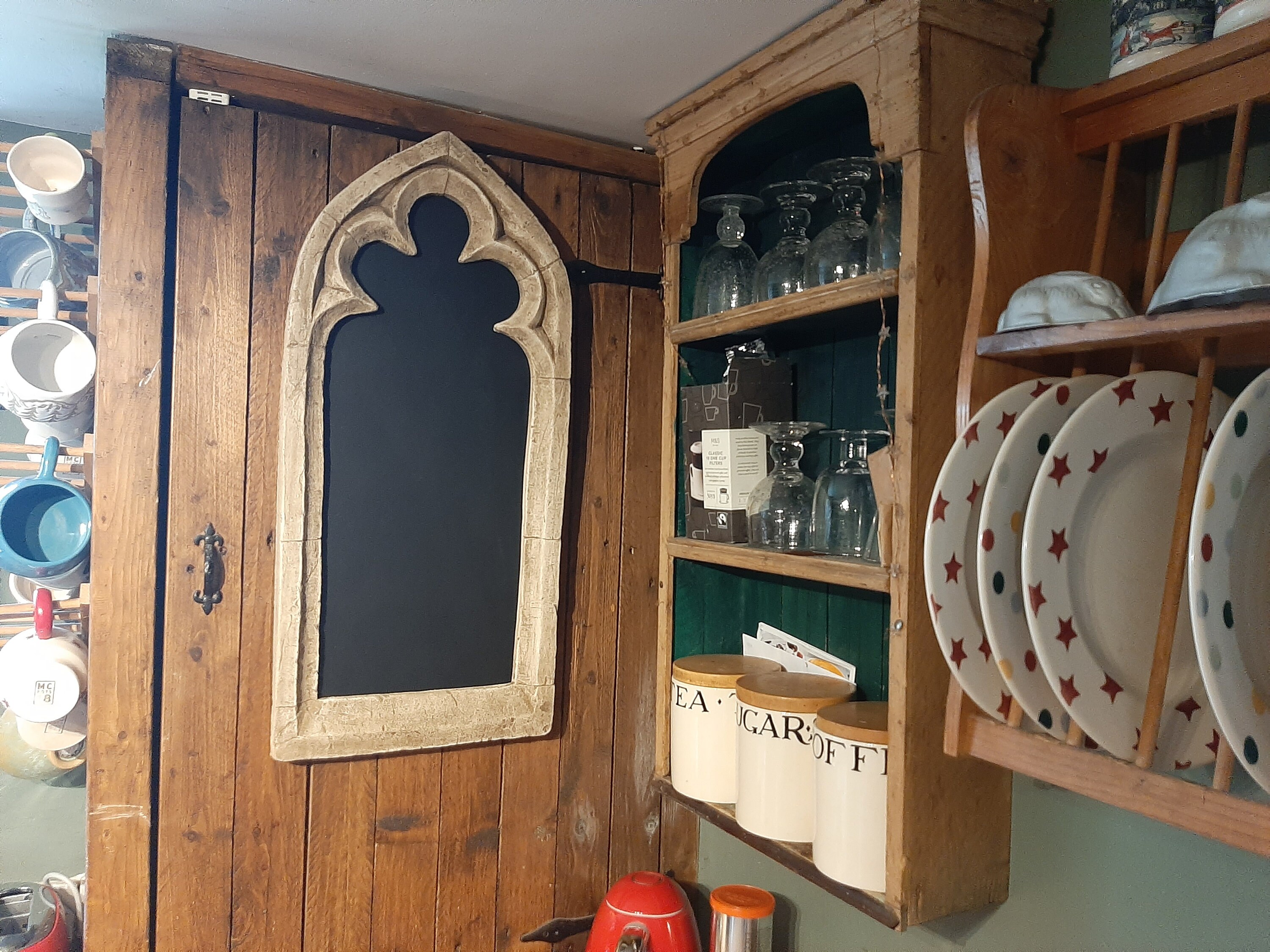 Gothic Trefoil Chalkboard Kitchen - Etsy UK