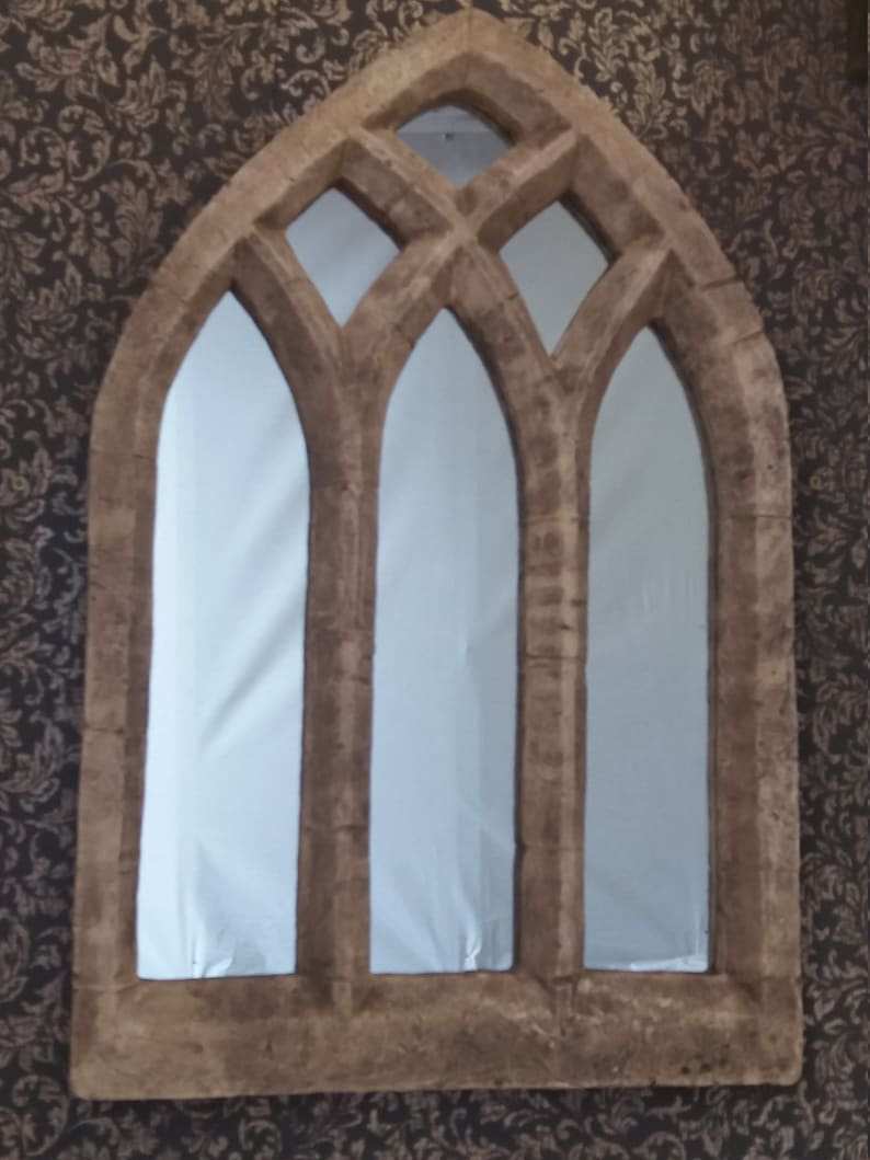 Set of Three Gothic Arch Church Mirrors | Etsy UK