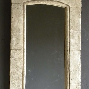 Acanthus Vintage Rustic Stone Mirror - Etsy