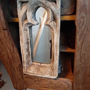Beautiful Rustic Stone Gothic Mirror - Etsy UK