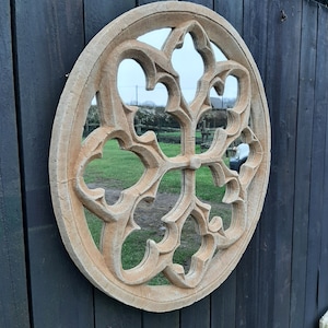 Large Gothic Garden Church Rose Window Mirror - Etsy UK