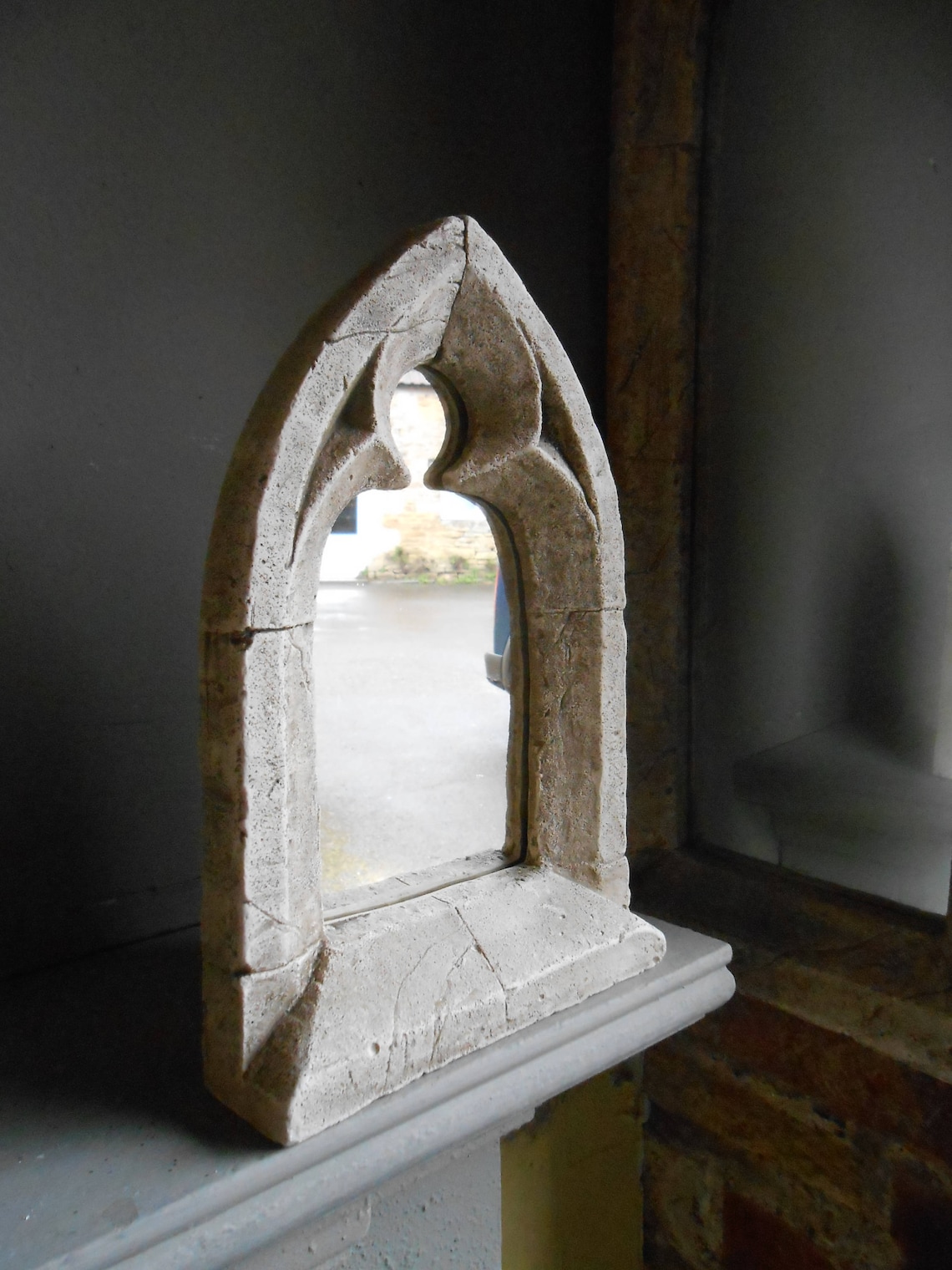 Pretty Little Freestanding Gothic Arch Mirror - Etsy