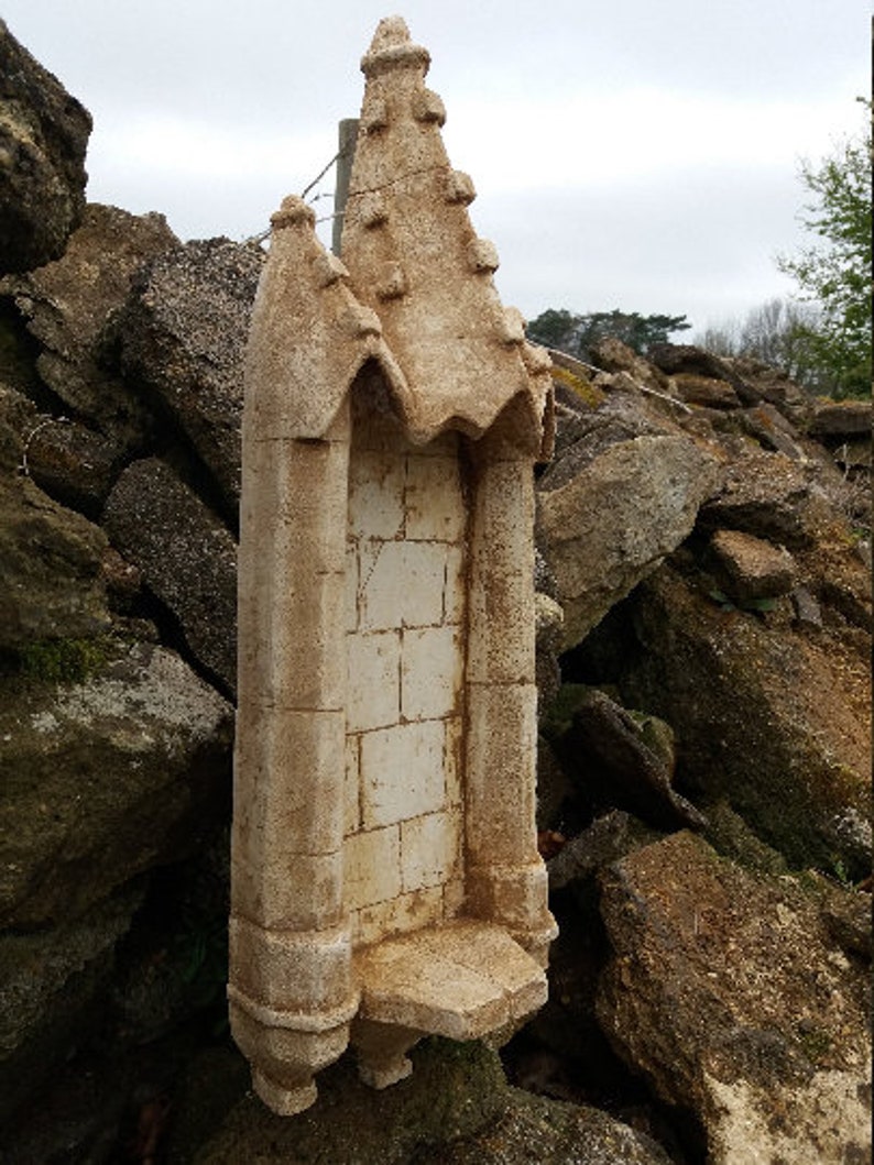 Castle Gothic Niche Sconce Garden - Etsy