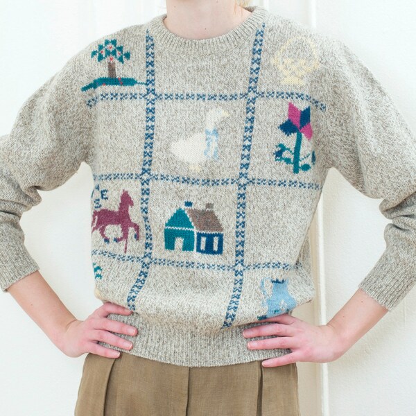 Eddie Bauer Duck Sweater - Etsy