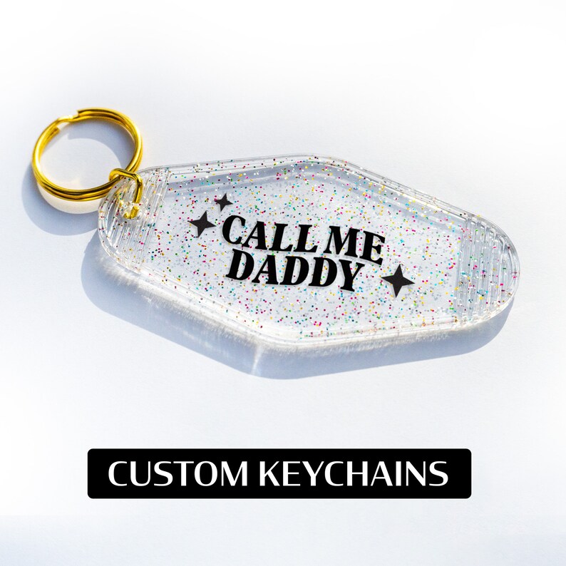 Personalized Motel Keychain - Fun Gift for Friends, Bridesmaids ...