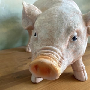 Décorative Pig. Large Vintage French Pig. Publicity Ornament. - Etsy