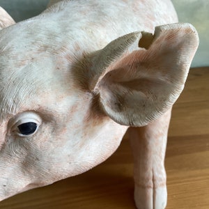 Décorative Pig. Large Vintage French Pig. Publicity Ornament. - Etsy