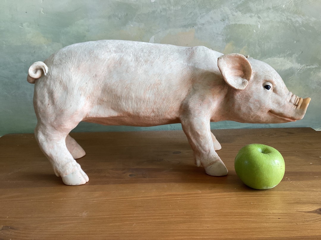 Décorative Pig. Large Vintage French Pig. Publicity Ornament. - Etsy