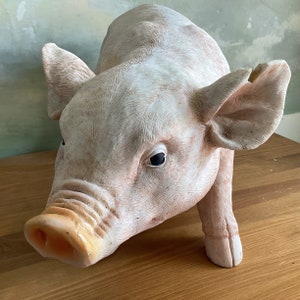 Décorative Pig. Large Vintage French Pig. Publicity Ornament. - Etsy