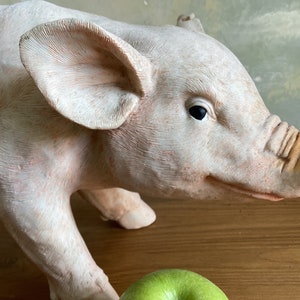 Décorative Pig. Large Vintage French Pig. Publicity Ornament. - Etsy
