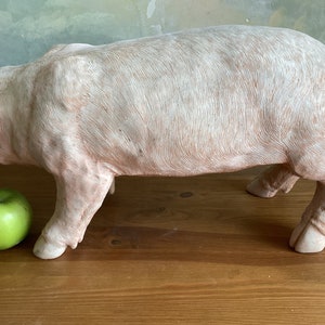 Décorative Pig. Large Vintage French Pig. Publicity Ornament. - Etsy