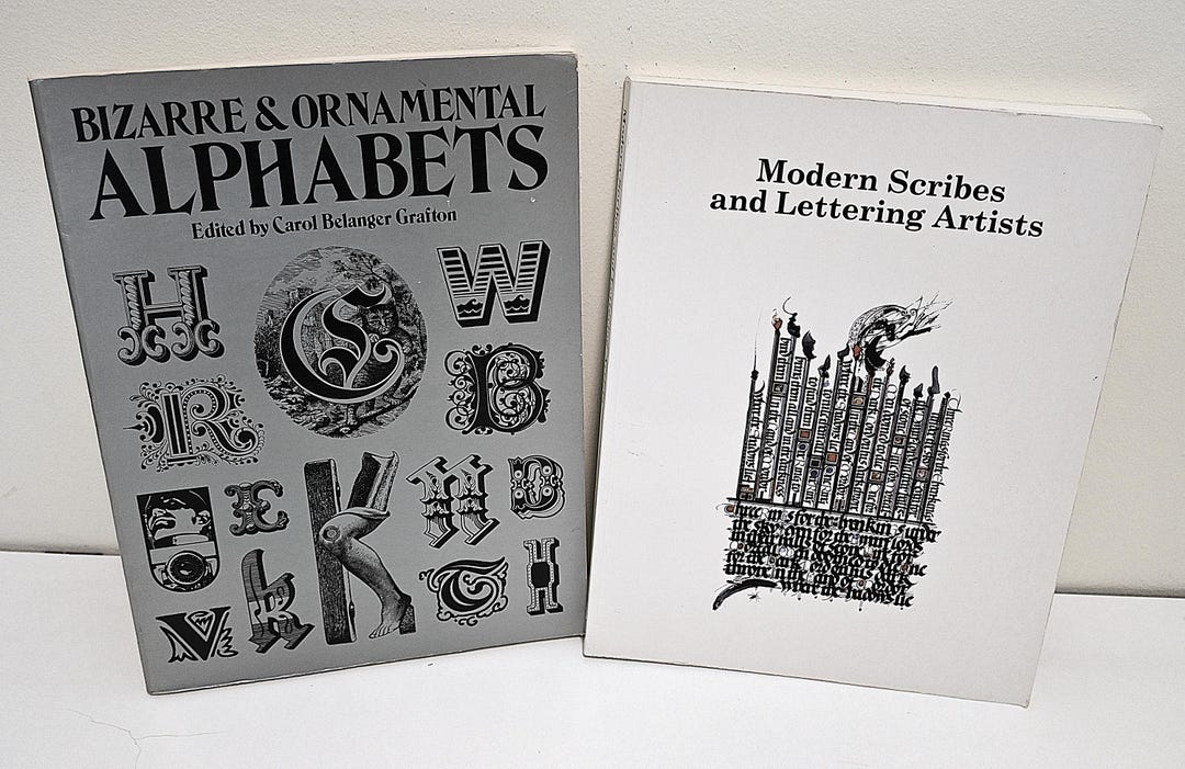 1980 Modern Scribes and Lettering Artists Plus Bizarre & Ornamental ...