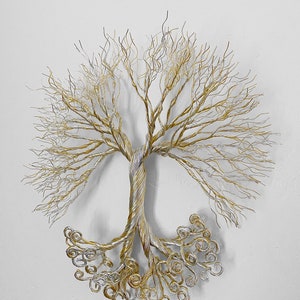 Whimsical Wire Tree Sculpture Wall Home Decor Gift Art - Etsy