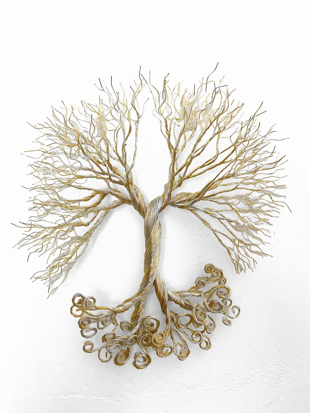 Whimsical Wire Tree Sculpture Wall Home Decor Gift Art - Etsy